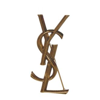 Saint Laurent Elegante Schwarze Lederhandtasche - - Accessories - Damen - Gelb - ONE SIZE