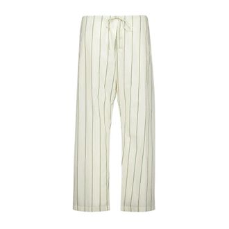 Bode Celery Stripe Pyjamahose - - Nightwear & Lounge - Herren - Gr&uuml;n - S