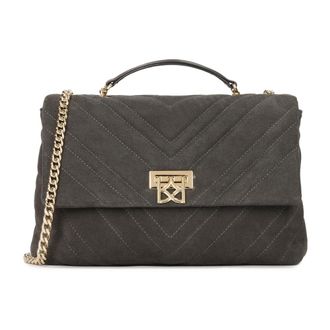 Kazar Graue Wildleder-Kettentasche - - Bags - Damen - Grau - ONE SIZE