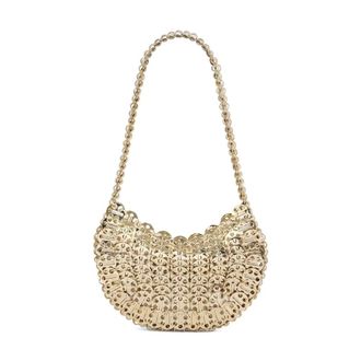 Paco Rabanne Femme, Sacs, Beige, Taille: ONE Size Sac Golden Moon
