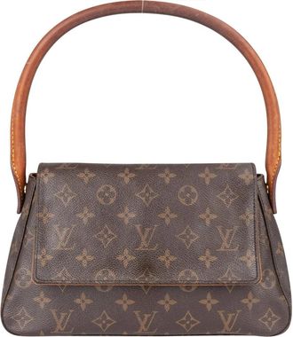 Louis Vuitton Crossbody Bags - Louis Vuitton Canvas Monogram Looping PM Shoulder - Gr. unisize - in Braun - f&uuml;r Damen