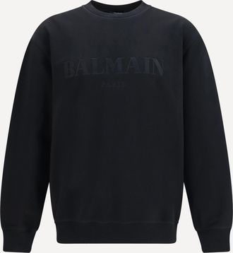 Balmain Vintage embroidered logo Sweatshirt Male XL