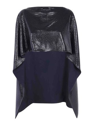 Alberta Ferretti Cape - Noir