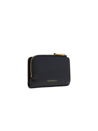 Coccinelle Womens Wallet Black Calf Split Leather Bags