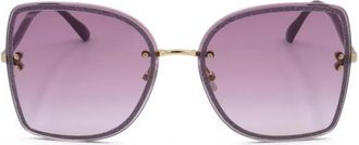 Jimmy Choo London Femme, Accessoires, Violet, Taille: ONE Size Leti S Lunettes de soleil