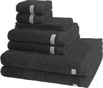 ROSS 8 teiliges Frottier-Set - Sinfonie (2 X Wasch- 2 X Gäste- 2 X Dusch- 2 X Handtuch im Set) - 500 g/m2 - Baumwolle - Walkfrottee - saugstark - weich und