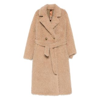 Glox Double-breasted Belted Coat