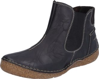 Josef Seibel Damen Chelsea Boots Fergey 63,Weite G (Normal),Wechselfußbett,halbstiefel,Kurzstiefel,uebergangsschuhe,schwarz,37 EU