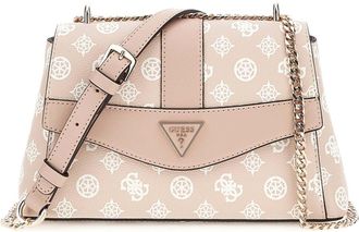 Guess Dorys Convertible Xbody Flap Bag Sand Logo