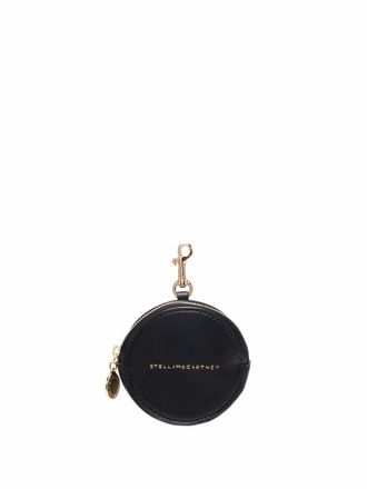 Stella McCartney porte-monnaie &agrave; logo imprim&eacute; - Noir