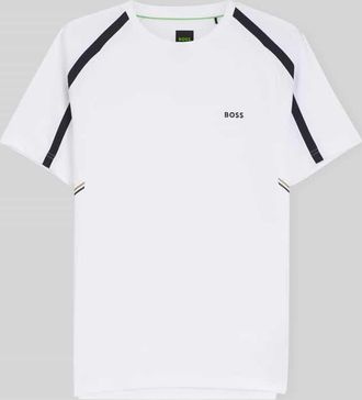 HUGO BOSS Slim Fit Sport T-Shirt mit Logo-Schriftzug