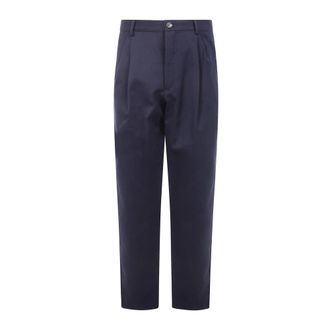 Brunello Cucinelli Homme, Pantalons, Bleu, Taille: M Pantalon Chino Double Pi&egrave;ces