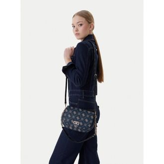 Guess Handtasche Guess Emelie Logo HWGP99 28200 Dunkelblau