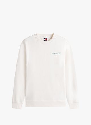 Tommy Hilfiger Sweat droit en coton m&eacute;lang&eacute;