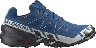 Salomon Poseidon Black Lunroc Speedcross 6 GTX Laufschuhe - - Shoes - Herren - Blau - 47 1/3 EU