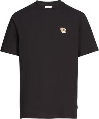 Les Deux T-shirt droit brodé en coton