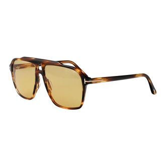 Tom Ford Homme, Accessoires, Brun, Taille: 56 MM Lunettes de soleil Autari