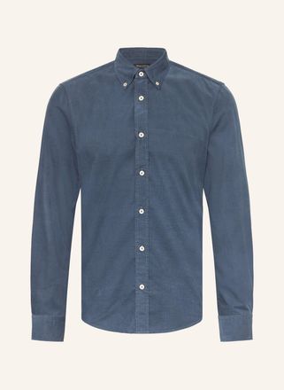 Marc O'Polo Marc Opolo Cordhemd Shaped Fit blau