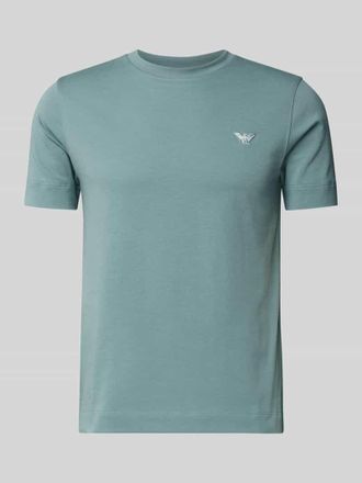 Emporio Armani T-Shirt mit Label-Stitching und Rundhalsausschnitt