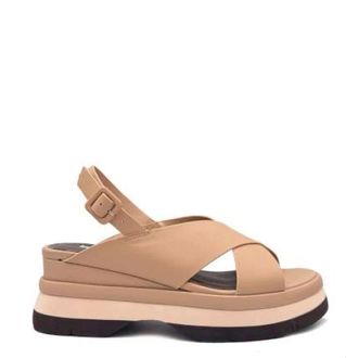 Jeannot Femme, Chaussures, Beige, Taille: 39 EU Sandale compens&eacute;e