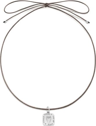 Monica Vinader collier à pendentif Love Token - Argent