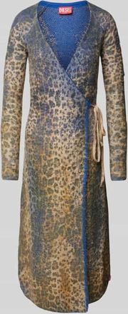 Diesel Midikleid mit V-Ausschnitt