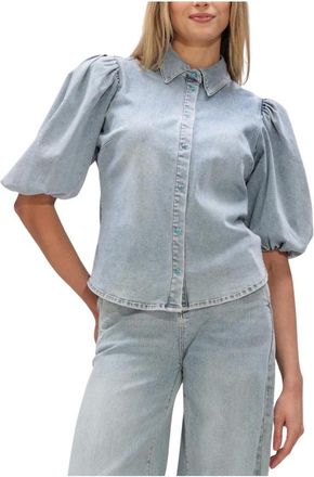 Janice Femme, Blouses et Chemises, Bleu, Taille: 44 FR Blouse Lars