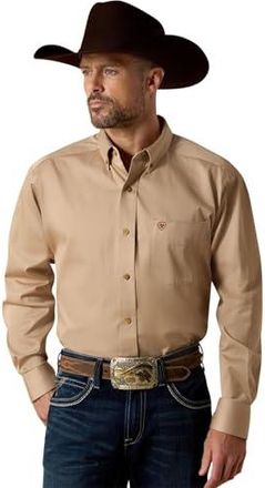 Ariat Ariat - Chemise tiss&eacute;e Western Twillt Hommes, Large, Khaki