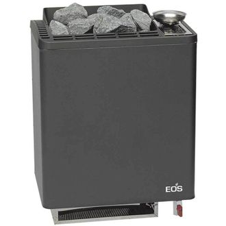 Eos Bi o Tec w 7,5 kW Saunaofen mit Verdampfer Verdampferofen Wandofen Anthrazit - EOS