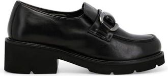 Melluso Mocassin en Cuir Noir pour Femme 034329z 35