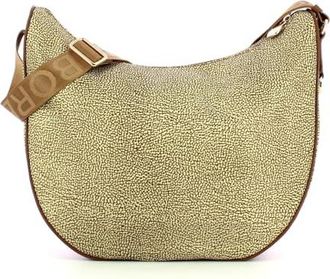 Borbonese Borsa Donna Sacca Luna Media Beige