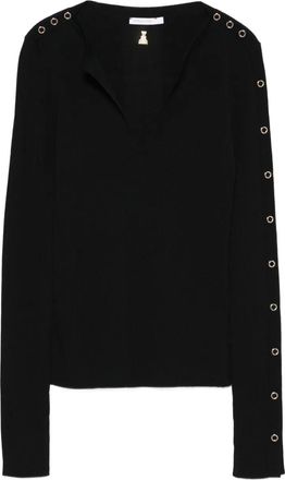 Patrizia Pepe pull côtelé - Noir