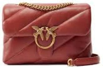 Pinko Pinko, Femme, Sacs, Rouge, Taille: ONE Size Love Puff Classic Shoulder Bag