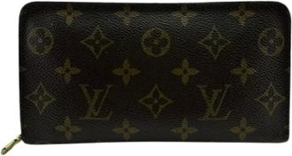 Louis Vuitton unisex, Pre-owned, Brun, Taille: ONE Size Portefeuille en toile Pre-owned