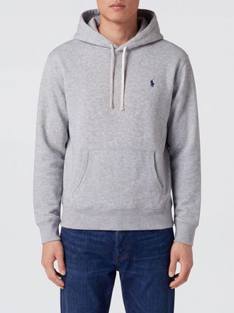 Polo Ralph Lauren Sweat &agrave; capuche en coton avec logo Poney brod&eacute; iconique
