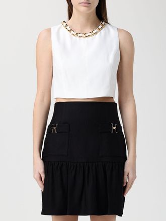 Elisabetta Franchi Top ELISABETTA FRANCHI Femme couleur Ivoir