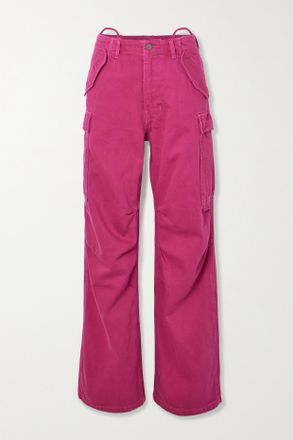 Denimist Pantalon Treillis Taille Haute En Jean - Rose