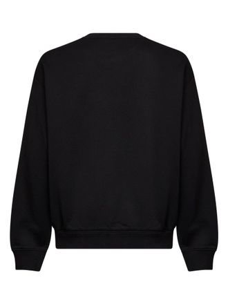 Dolce & Gabbana Mens Crewneck Sweatshirt Black Cotton Sweatshirts Sweater