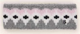 Bogner Stirnband Loca-3 Aus Cashmere grau