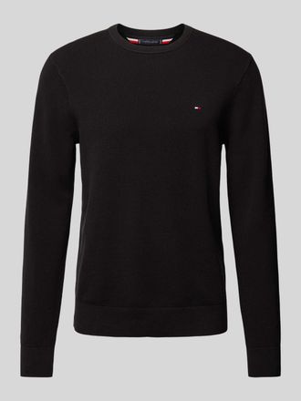 Tommy Hilfiger Strickpullover mit Rundhalsausschnitt