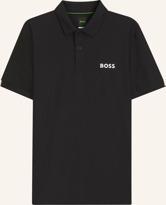 HUGO BOSS Funktions-Poloshirt schwarz