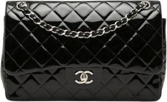 Chanel Sac bandouli&egrave;re classique double rabat Pre-owned - Femme - Pre-owned - Noir - Taille: ONE Size