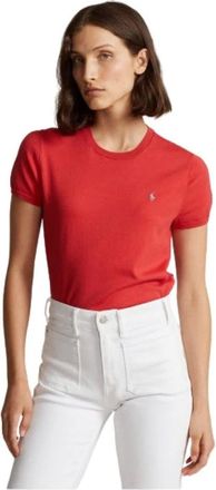 Polo Ralph Lauren Femme, Tops, Rouge, Taille: 40 FR Maille