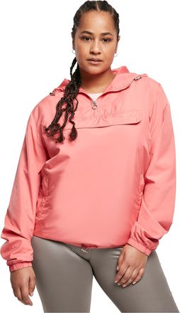 Urban Classics Ladies Basic Pull Over Jacket, Pale pink, XS