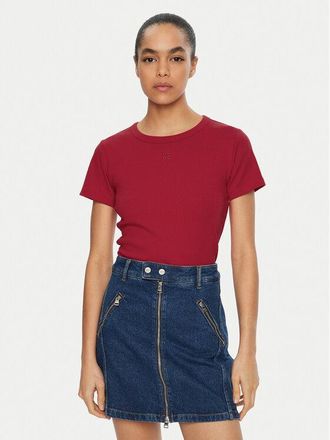 HUGO BOSS T-Shirt Deloris 50512002 Rot Regular Fit