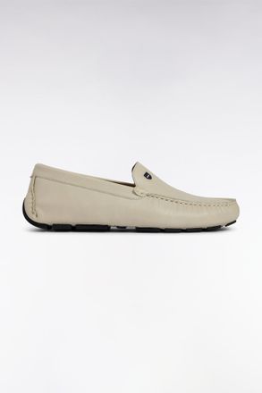 Eden Park Mocassins En Cro&ucirc;te De Cuir Beiges