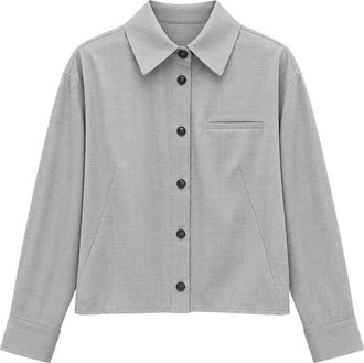 Meimeij Veste Mirage M6Ii02 - Femme - Blouses et Chemises - Gris - Taille: 42 FR