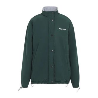 Miu Miu Blouson - - Jackets - Damen - Gr&uuml;n - S