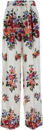 Dolce & Gabbana Femme, Pantalons, Multicolore, Taille: 40 FR Wide Pantalons