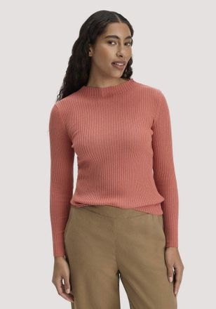 Hessnatur Strickpullover Fitted aus TENCEL Lyocell mit Bio-Baumwolle (1-tlg)